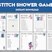 Stitch Baby Shower Games Set | the Price is Right Guess Who Games ...