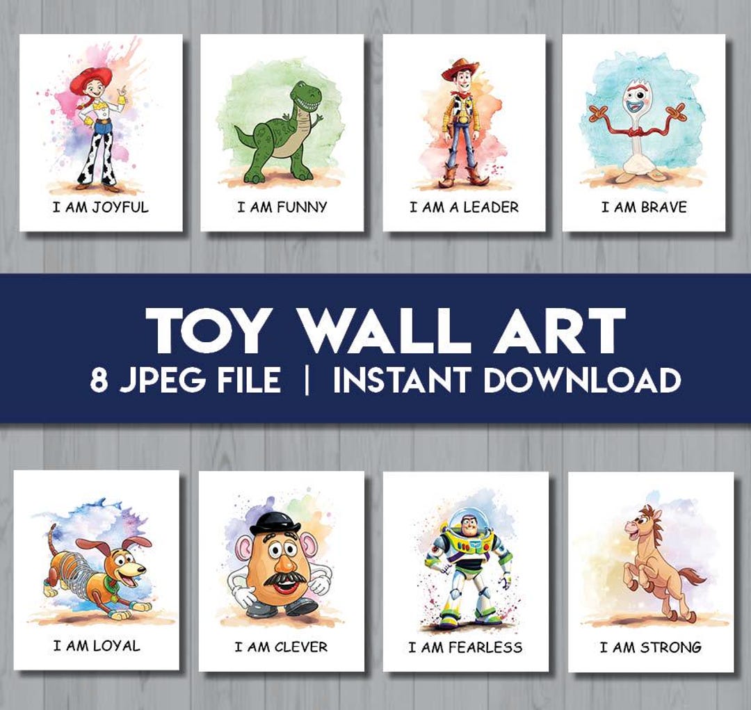 Toy Wall Art Posters | Toy Story Inspirational Posters | TOY Story ...