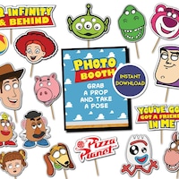 Toy Story Props, Printable Photo Props, Toy Story Birthday, Photobooth ...