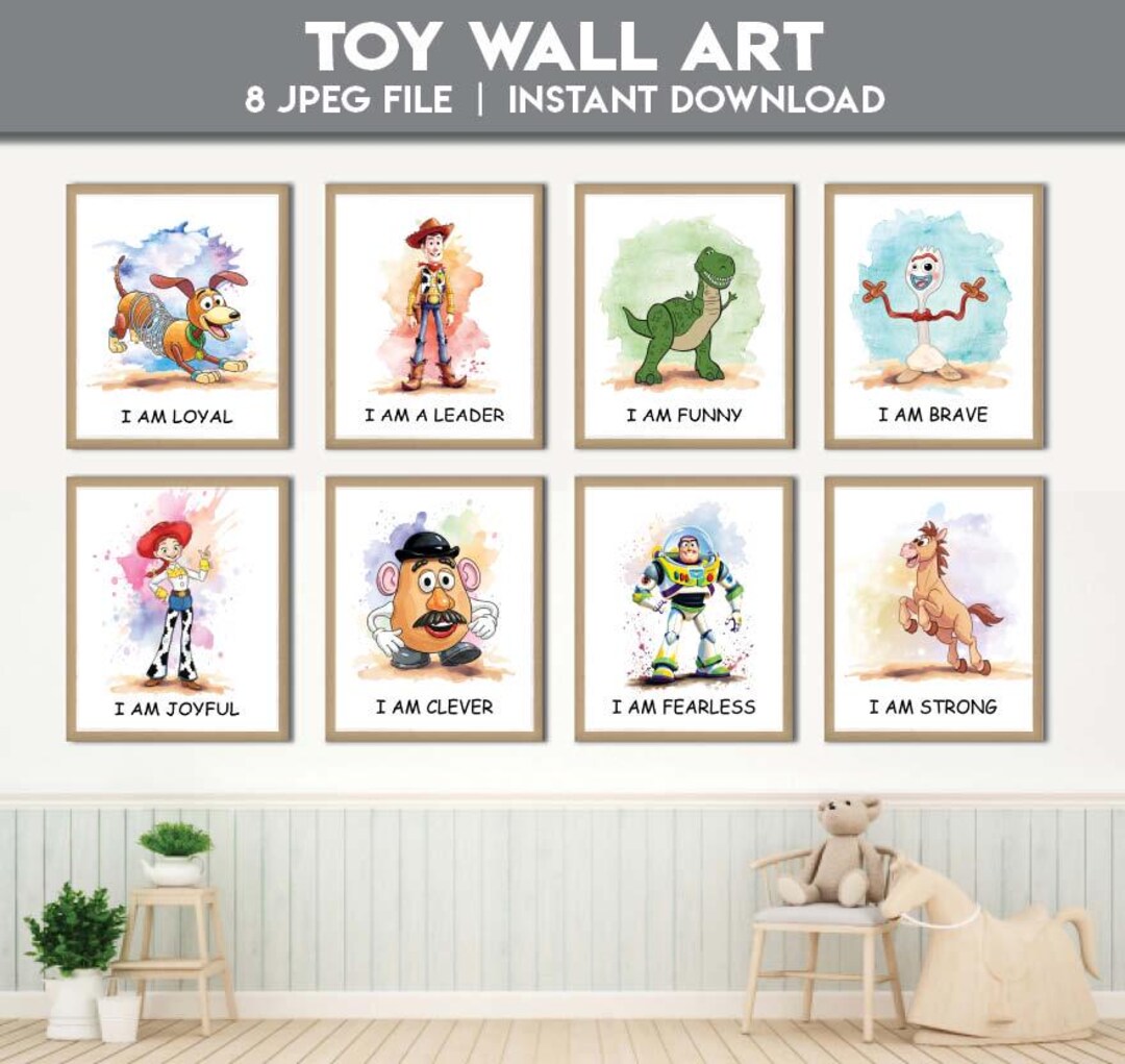 Toy Wall Art Posters | Toy Story Inspirational Posters | TOY Story ...