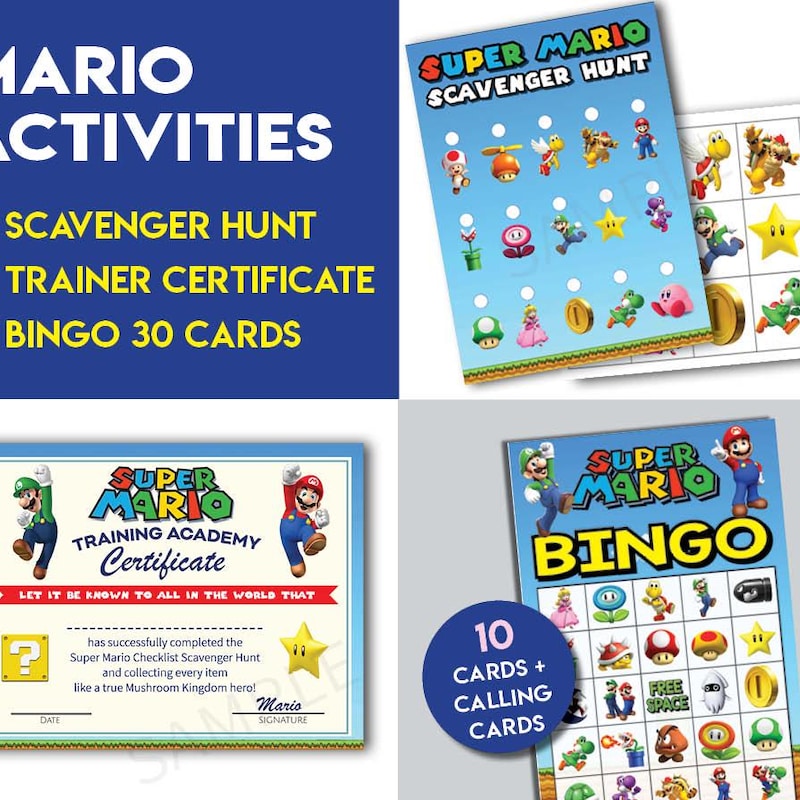 Bingo Certificate Template - Etsy