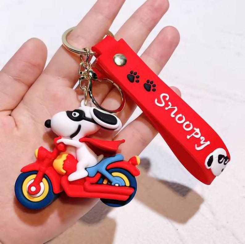 Charlie Cartoon Figure Keychain Bag Pendant Phone Ins Cute Epoxy Car ...