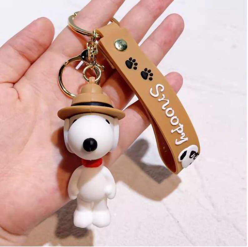 Charlie Cartoon Figure Keychain Bag Pendant Phone Ins Cute Epoxy Car ...