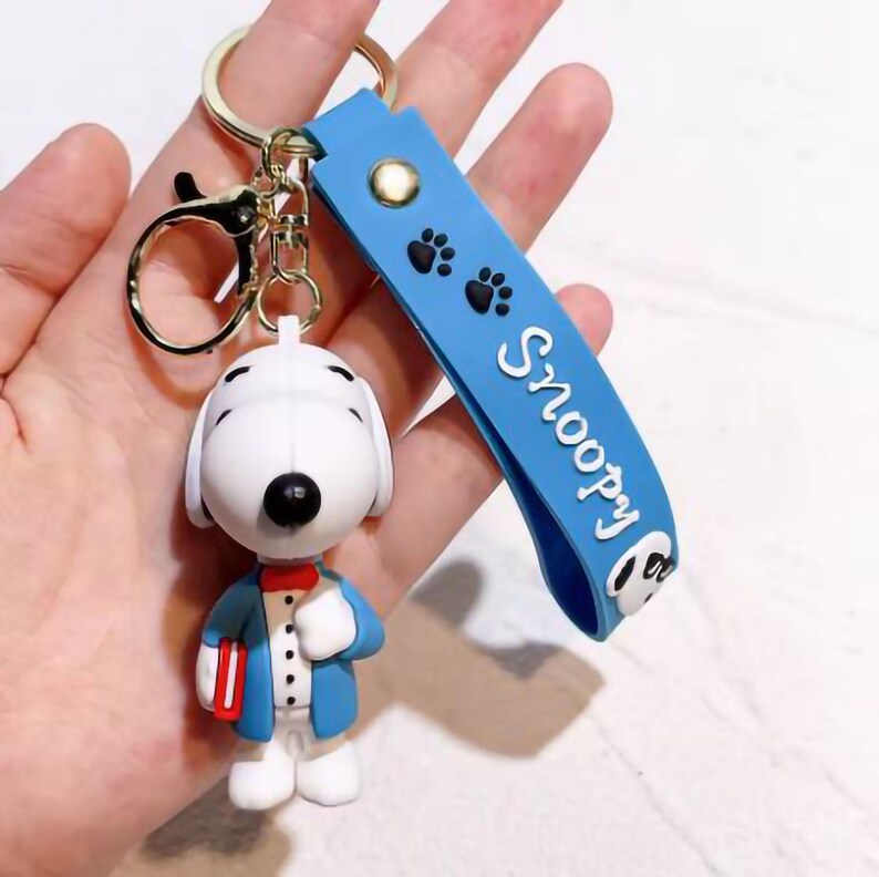 Charlie Cartoon Figure Keychain Bag Pendant Phone Ins Cute Epoxy Car ...