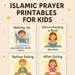 Islamic Dua Posters for Kids – Printable Set of 10 | Muslim Children’s ...
