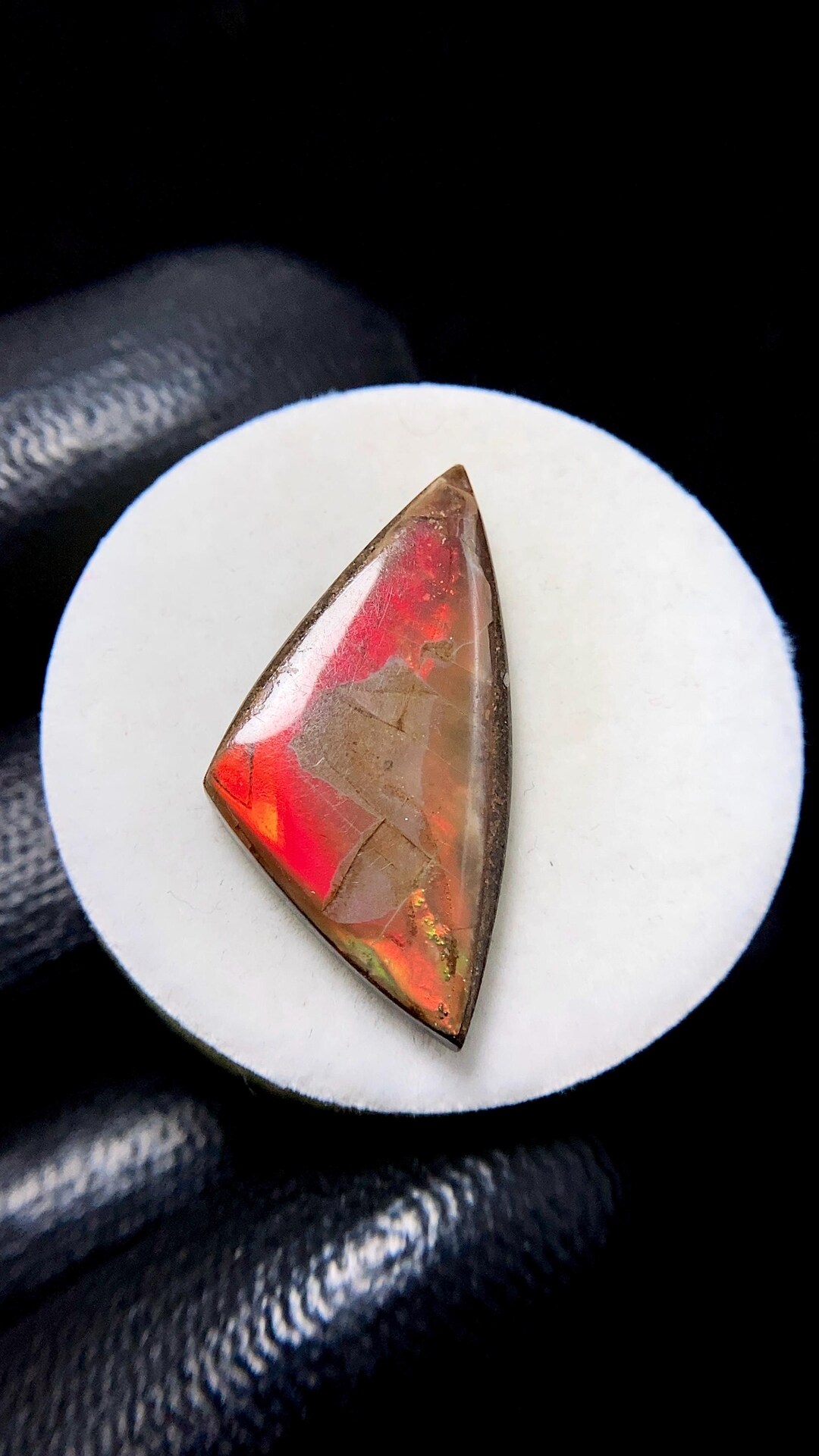 Ammolite, Freeform Cabochon, 27x14x4 MM, 9 CTS, Beautiful Cabochon,#a ...