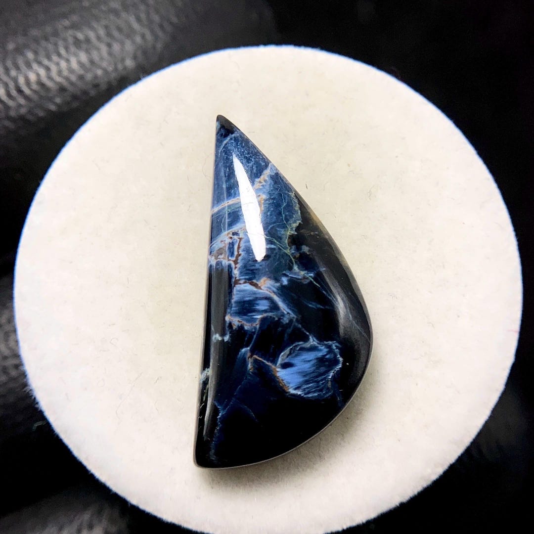 Pietersite, Freeform Cabochon, 24x11x4 MM, 9 CTS, Beautiful Cabochon,#a ...