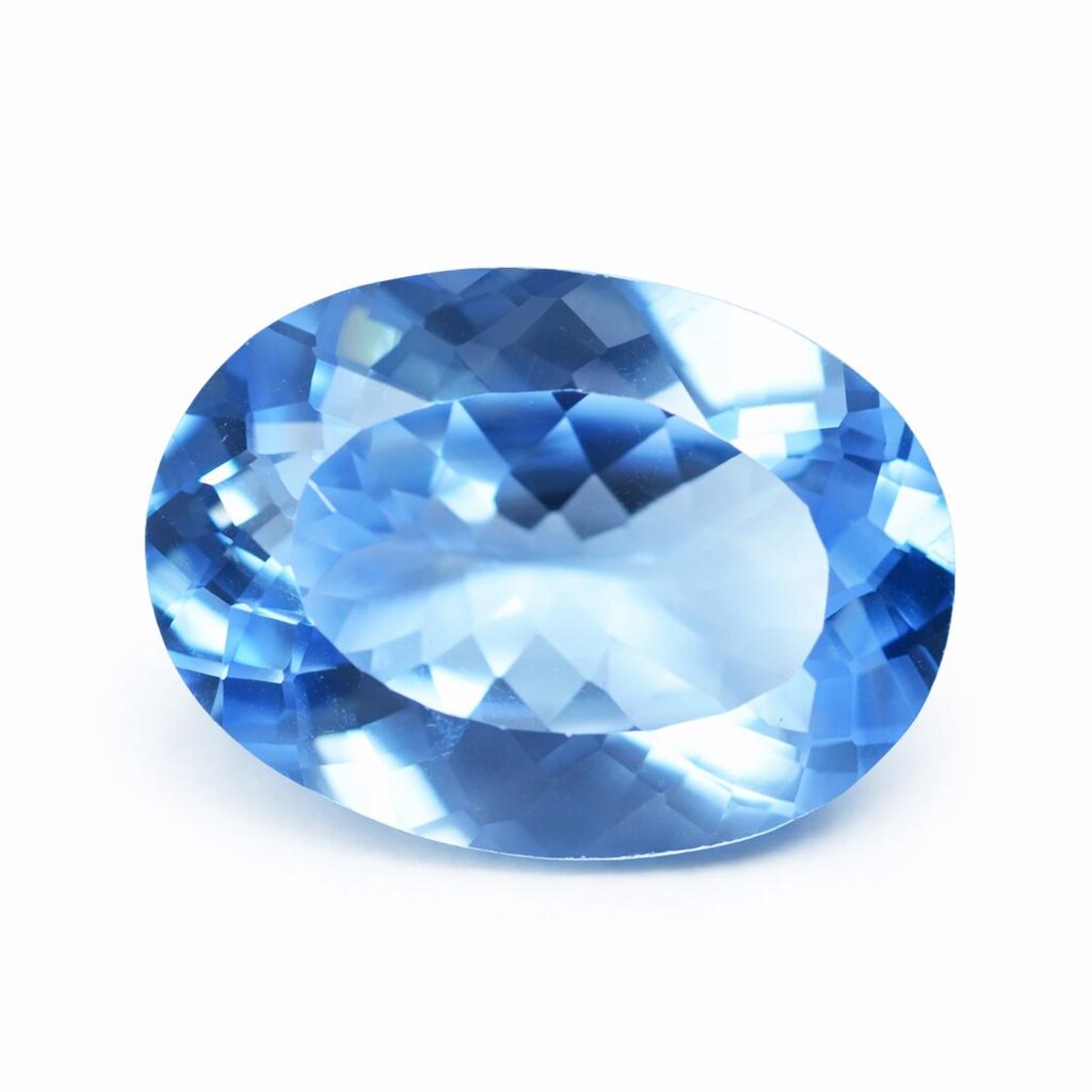 Natural Light Blue Unique Sapphire Certified 12x9mm Loose Gemstone Oval ...