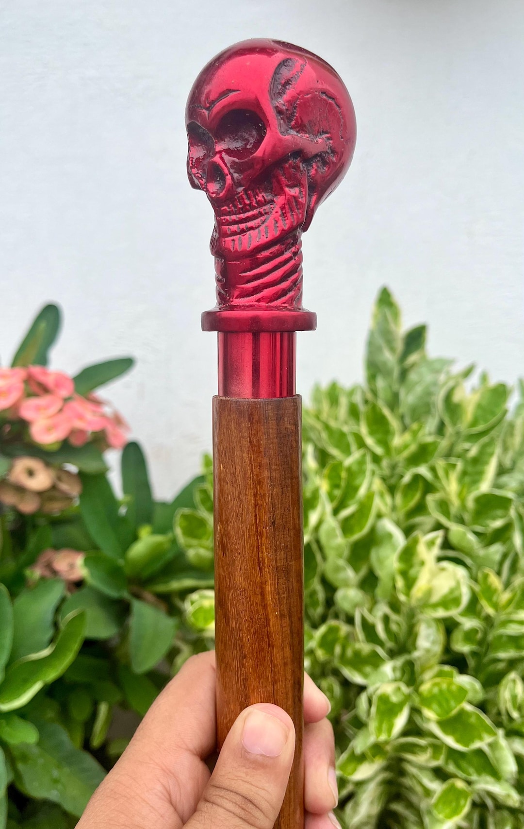 Victorian Walking Cane Walking Stick Brass Trade Stick Wooden Stick ...