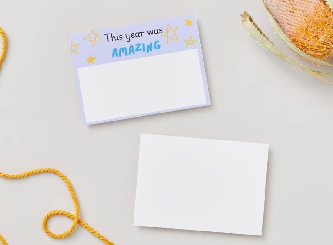 End of Year Postcard. Editable and Printable - Etsy Australia