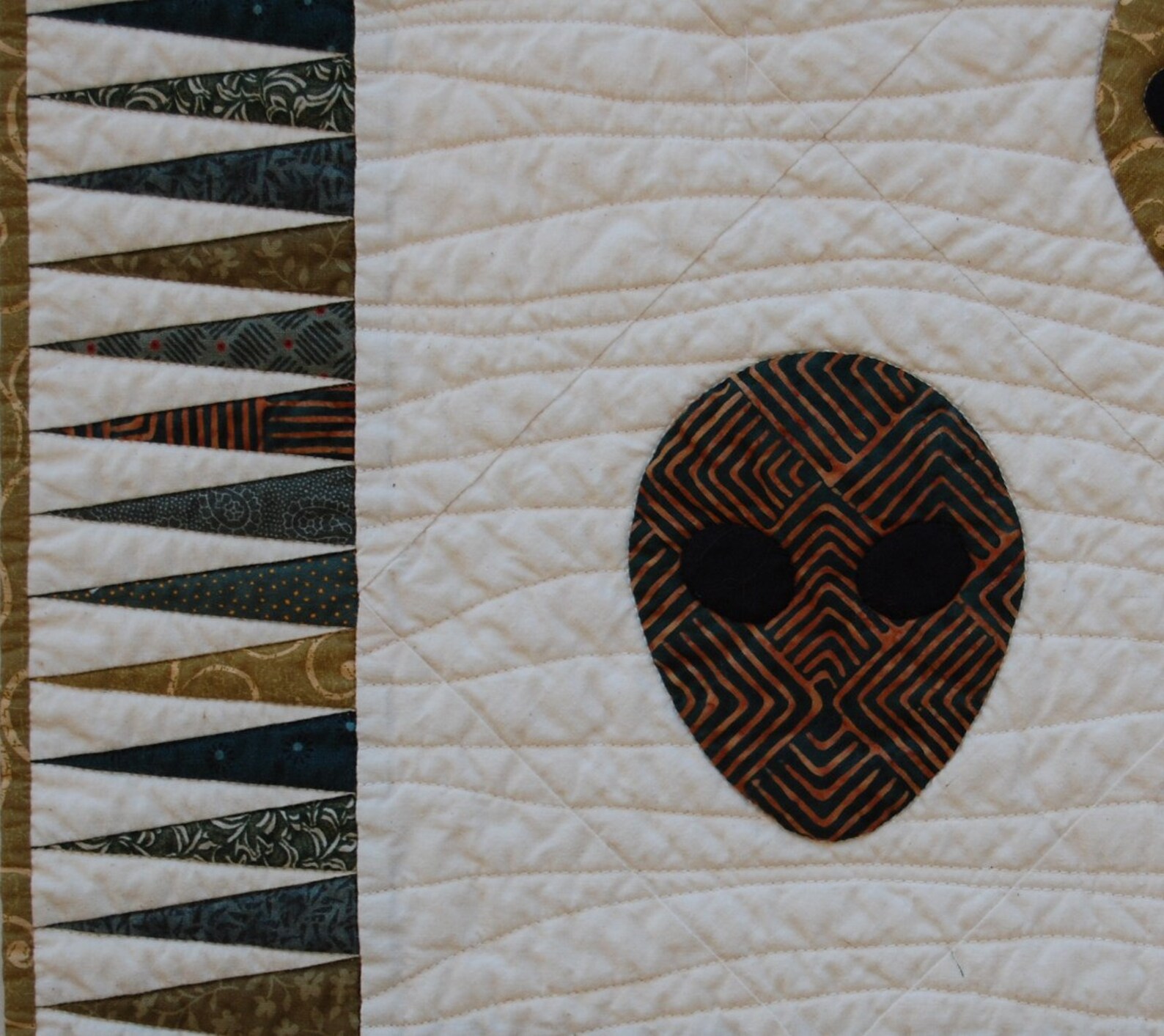 Alien Miniature Quilt or Wallhanging - Etsy