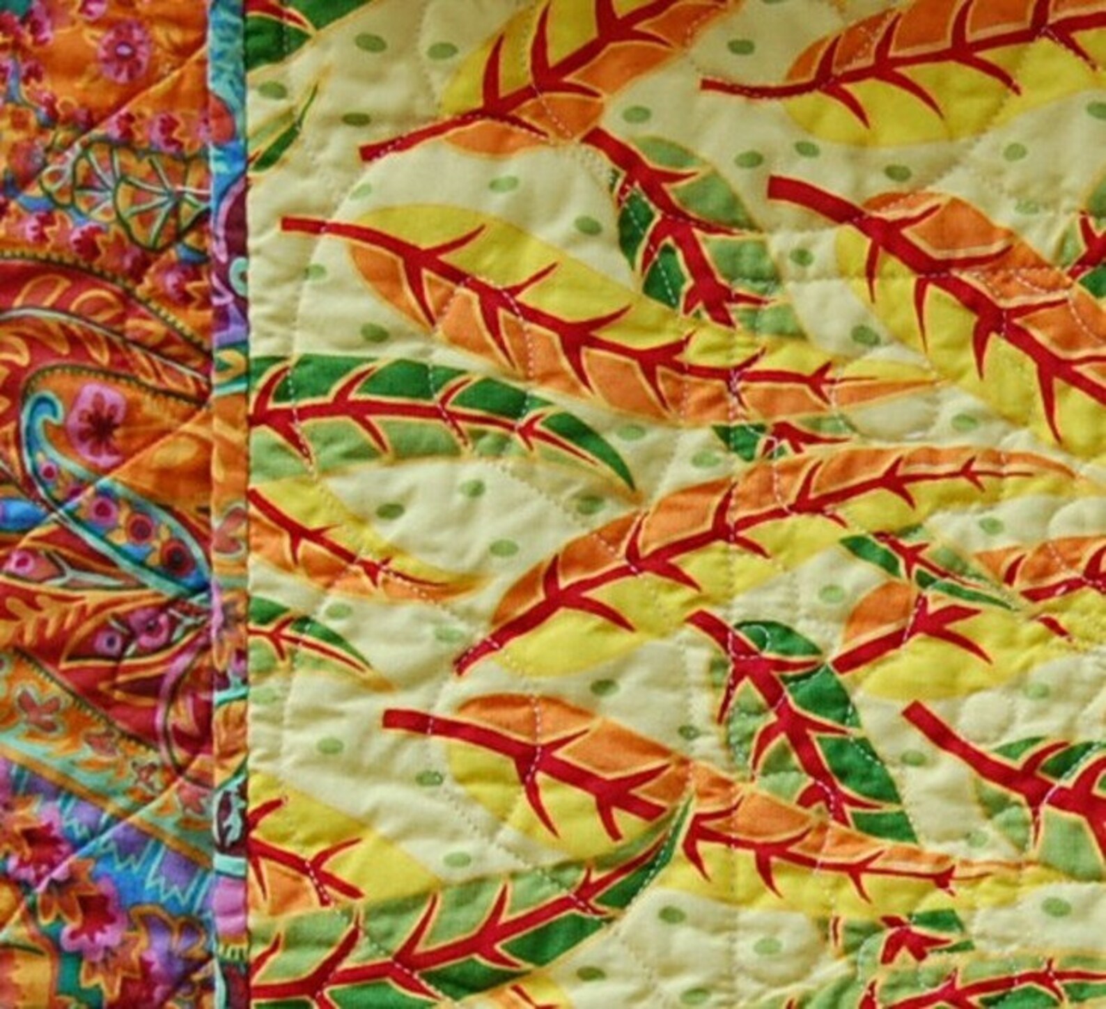 Bright Hand Appliqued and Hand Embroidered Insect Quilt - Etsy