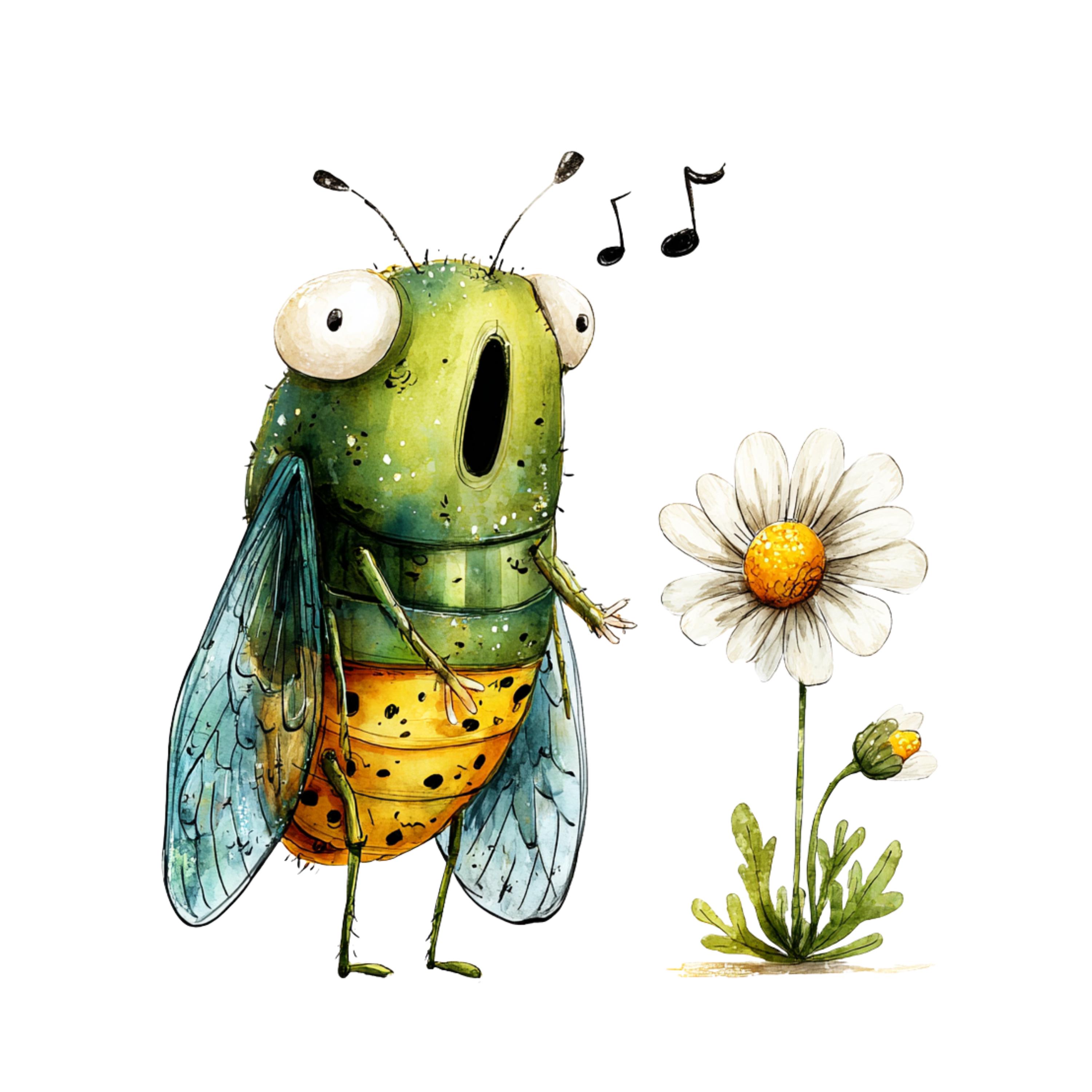 Whimsical Insects Clipart: Bugs Spring Graphics (digital Download - 28 ...