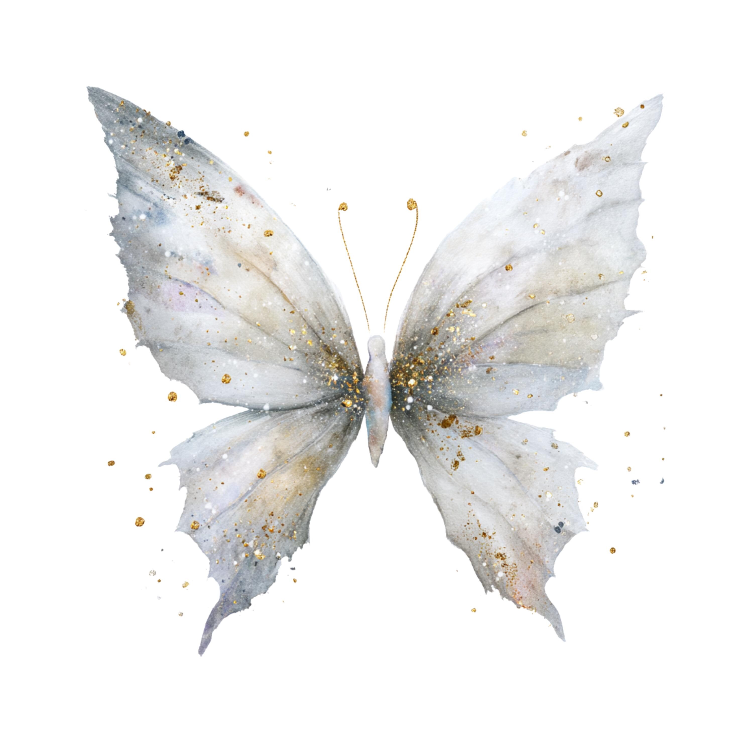 Watercolor Butterfly Clipart: Whimsical Butterfly Graphics (digital ...