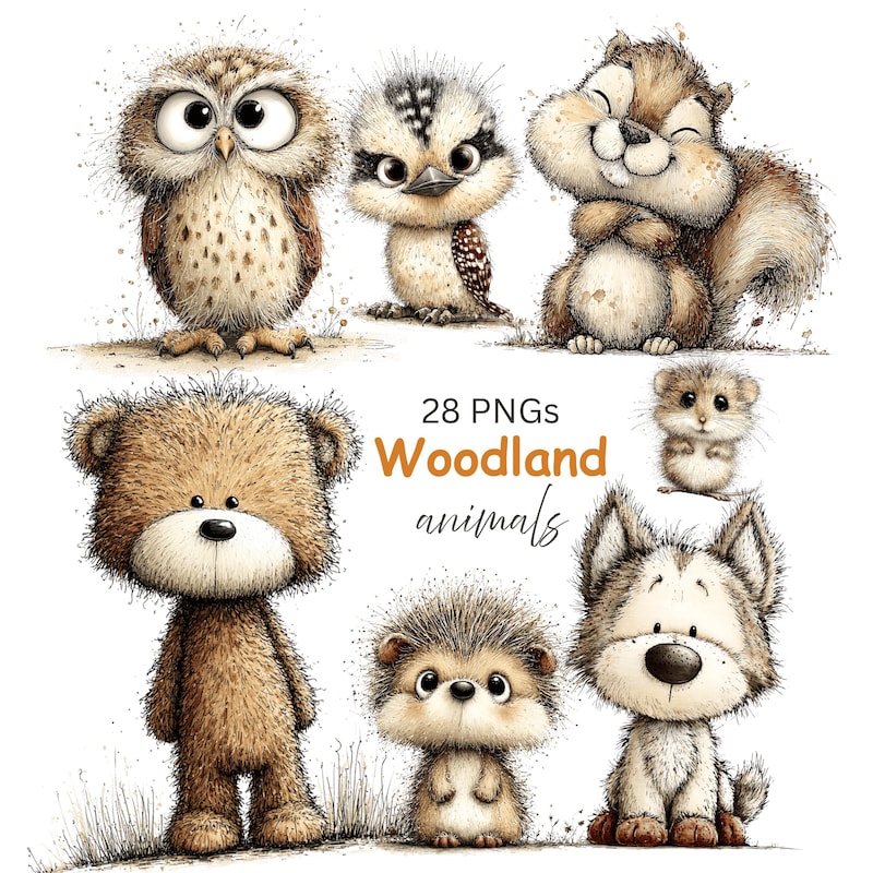 Whimsical Animal Art - Etsy