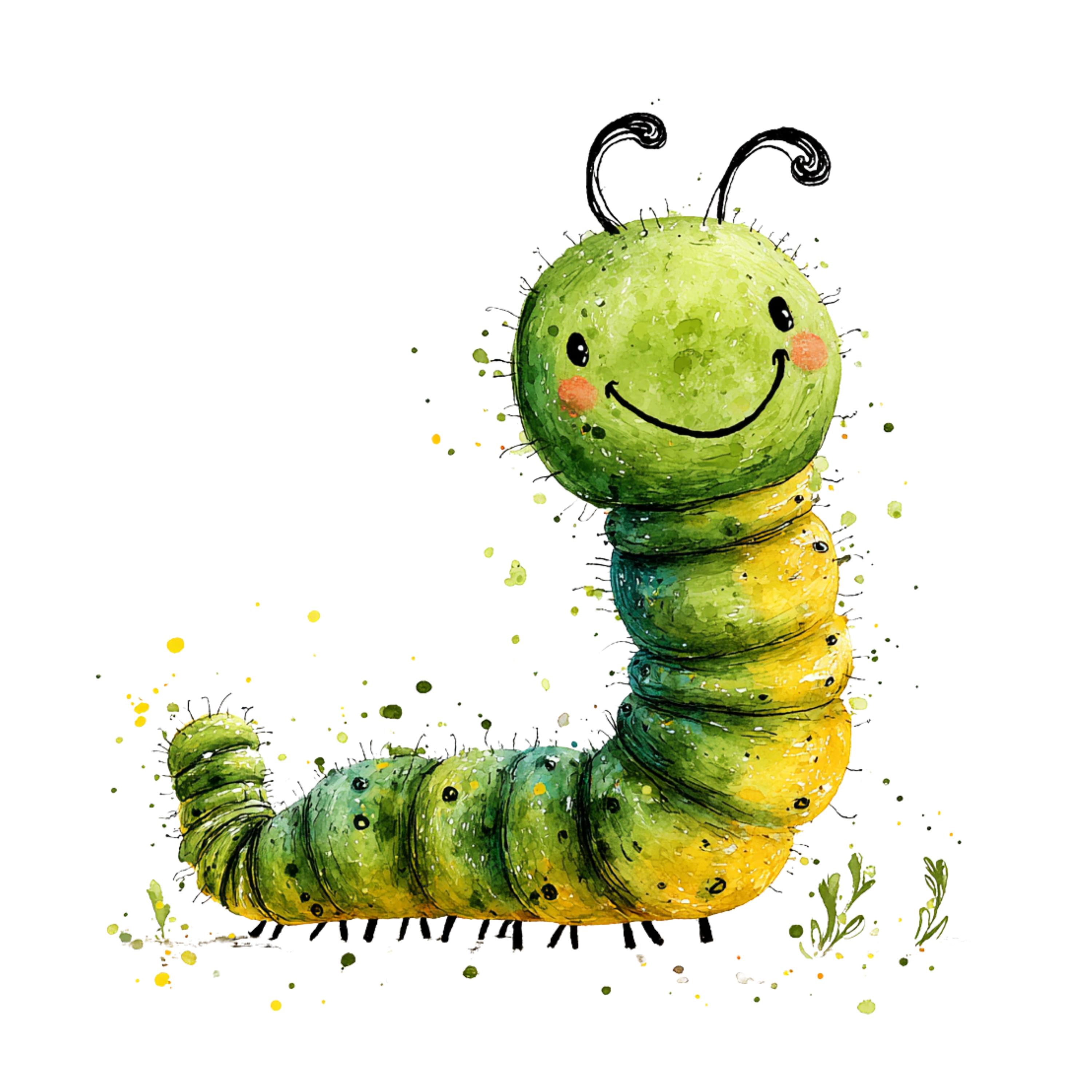 Whimsical Insects Clipart: Bugs Spring Graphics (digital Download - 28 ...
