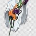 Transparent Ghost Guitarist Sticker - Etsy
