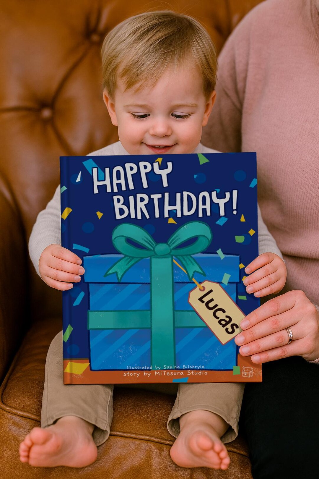Personalized Birthday Book for Boy, Custom Photo Story, Keepsake Gift ...