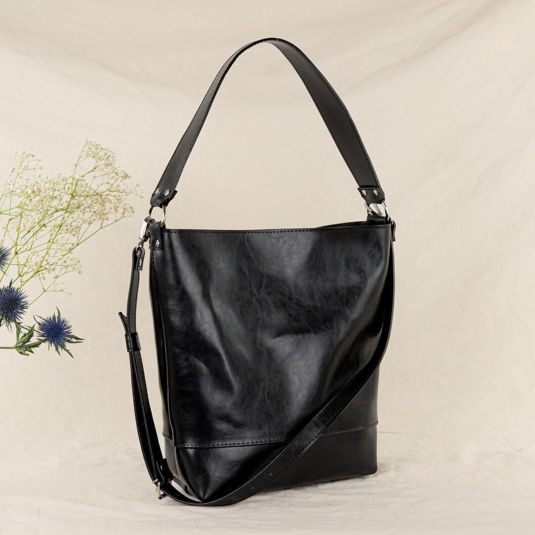 Hobo Leather Tote Bag Lana Style - Shoulder and Cross-body Shopper Tote ...