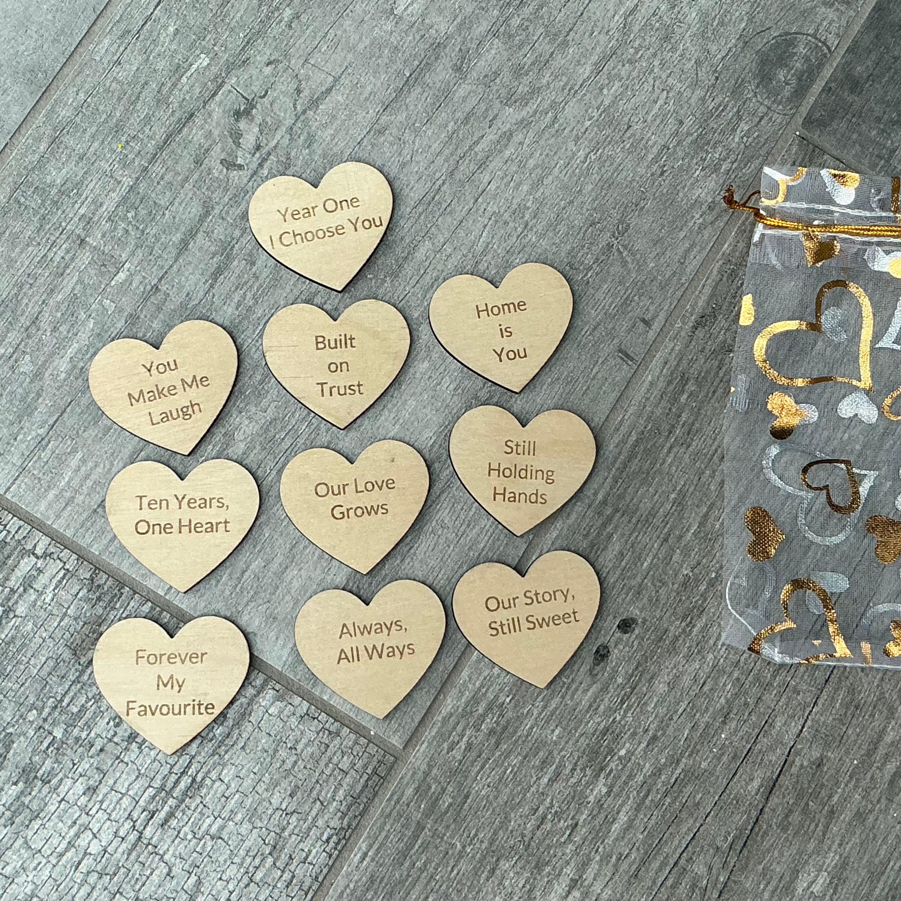 Engraved Tin Box: 10th Anniversary Keepsake Gift for Husband - Etsy