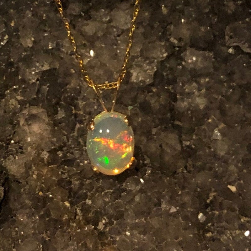 Welo Opal Necklace - Etsy