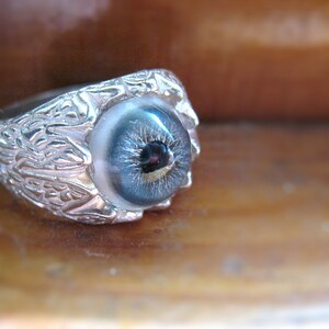 The Hills Have Eyes Monster Evil Eye Ring Sterling Silver Handmade ...