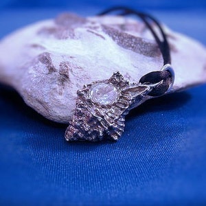 Handmade PMC Lace Murex Shell Pendant Necklace .999 Fine Silver Beach ...