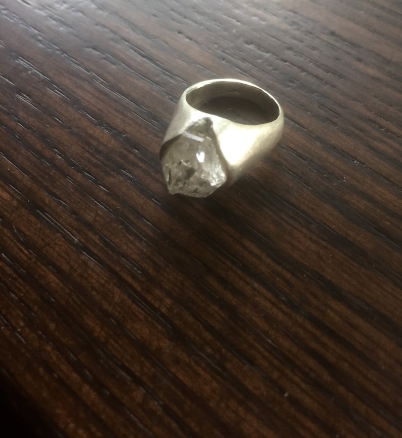 Real Herkimer Diamond Clear Double Terminated Quartz Raw Crystal ...