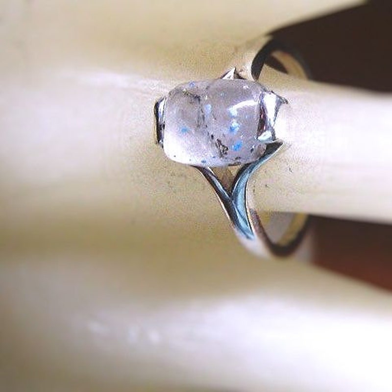 Ajoite Quartz Ring - Etsy