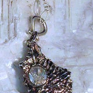 Handmade PMC Lace Murex Shell Pendant Necklace .999 Fine Silver Beach ...