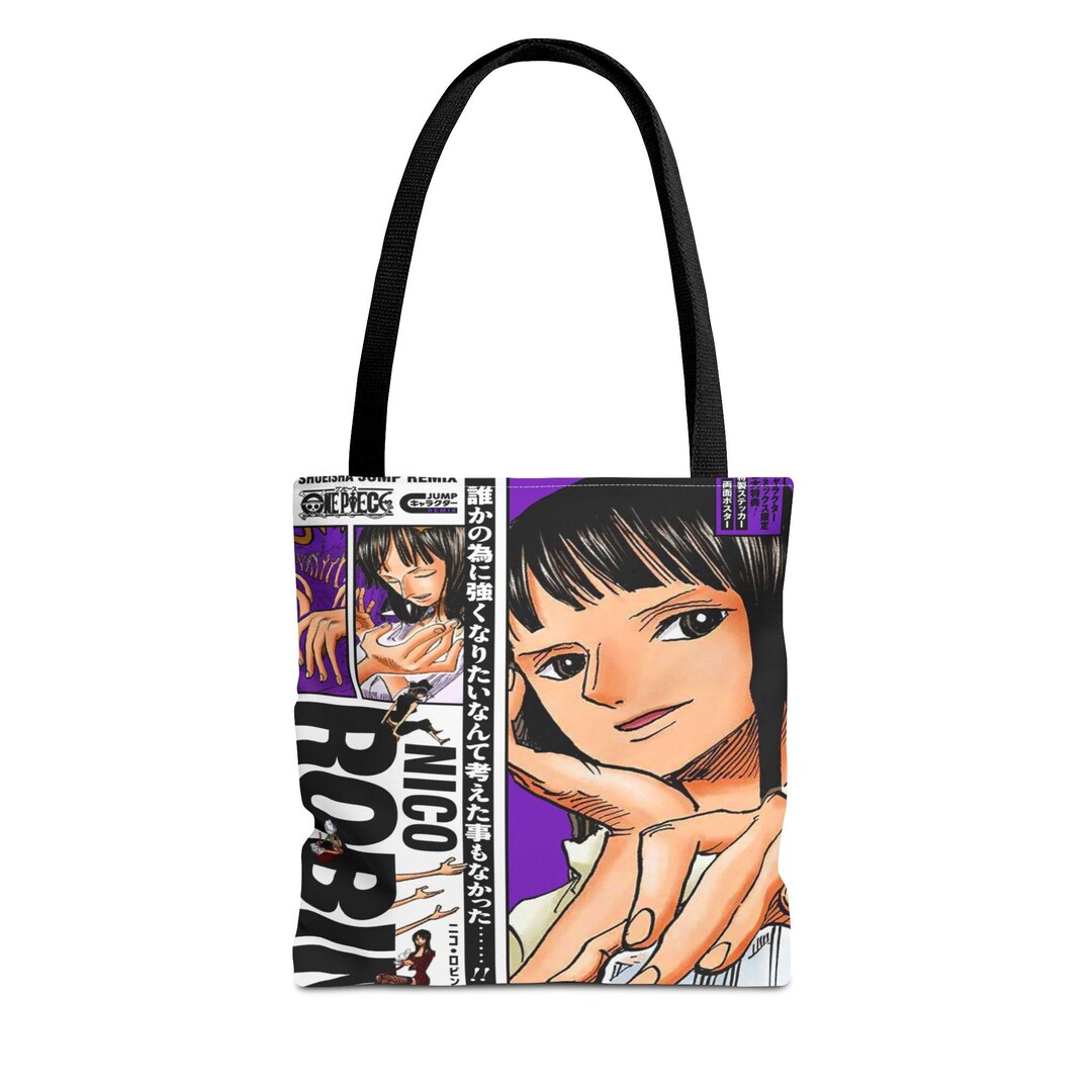 One Piece Nico Robin Tote Bag – Anime Tote Bag, One Piece Merch, Nico ...