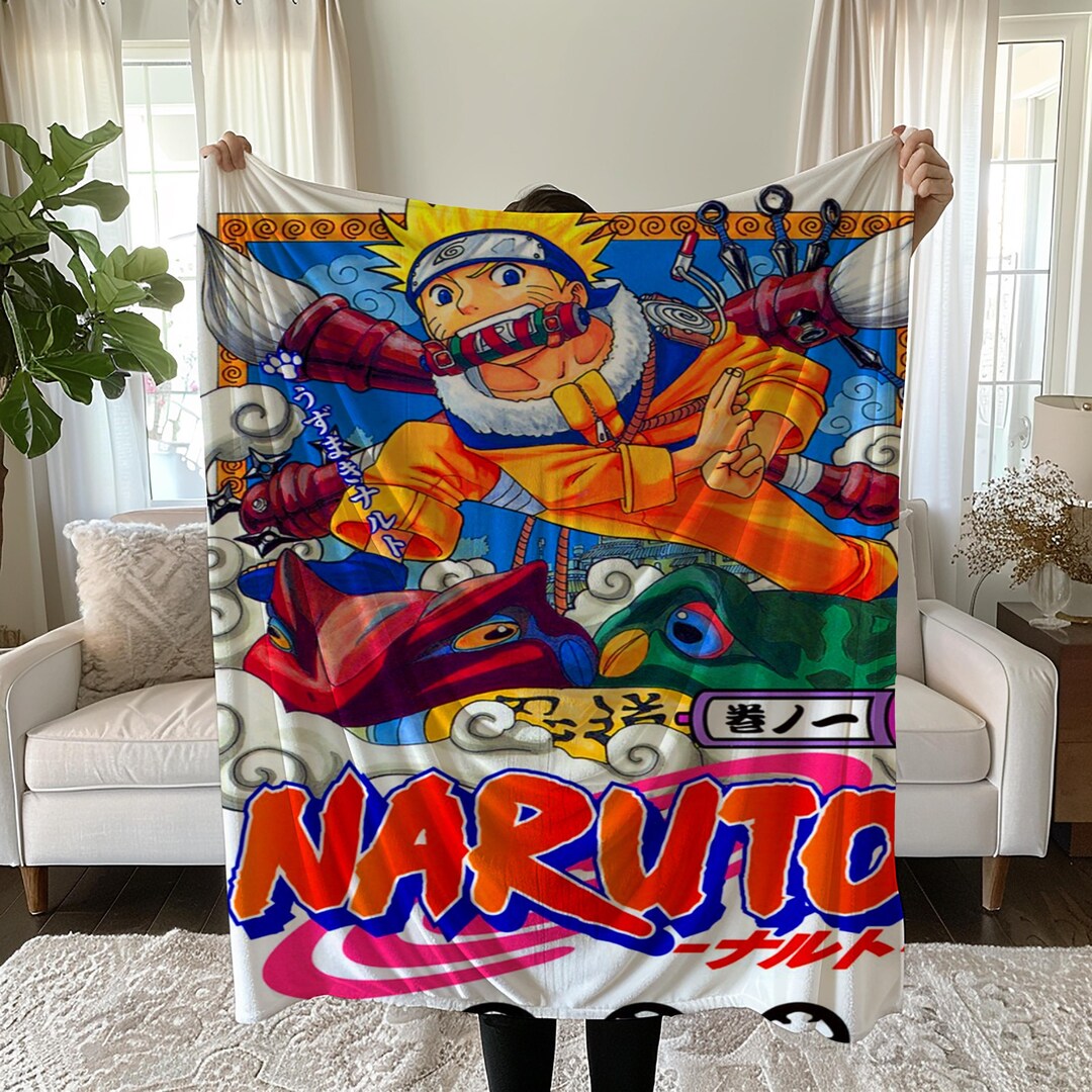 Naruto Blanket – Anime Throw, Naruto Merch, Naruto Uzumaki Sherpa ...