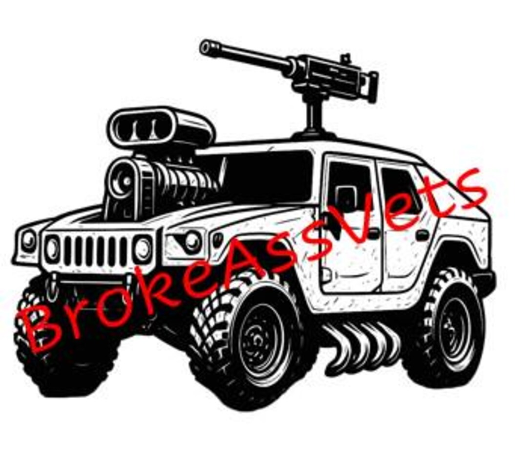 Hot Rod HMMWV SVG | Military Truck Digital Download | Laser Engraving ...