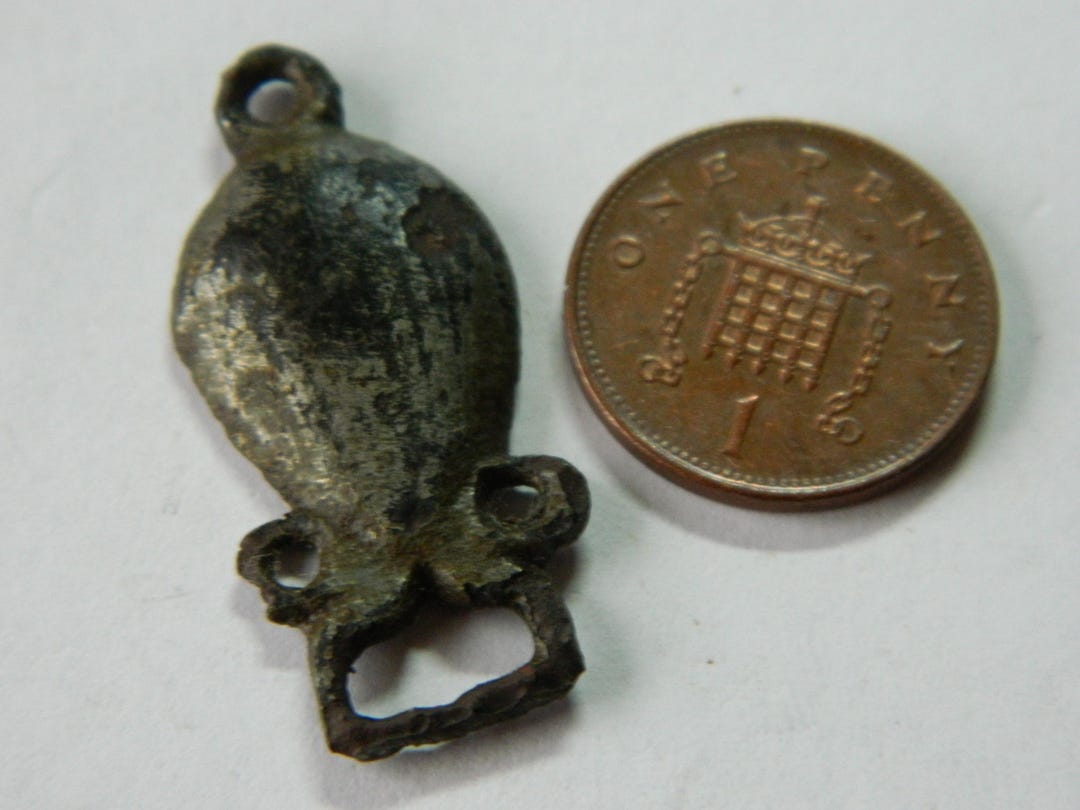 Medieval Bronze Clothes Fastener Metal Detecting / Detector Find an ...