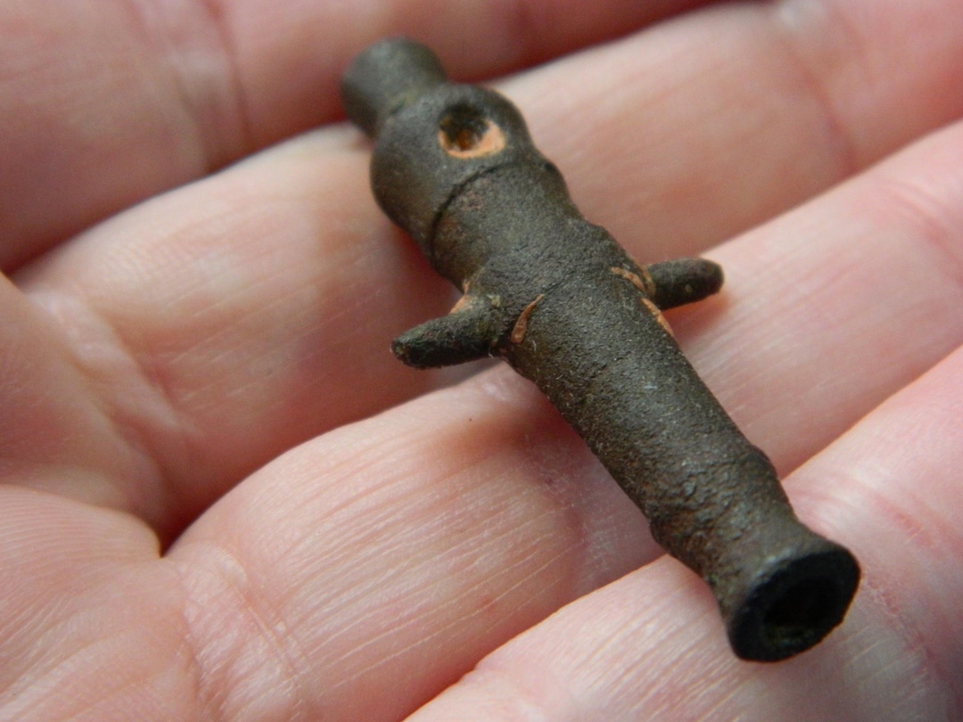 Post Medieval / Vintage Bronze Toy Cannon / Petronel Artefact Metal ...