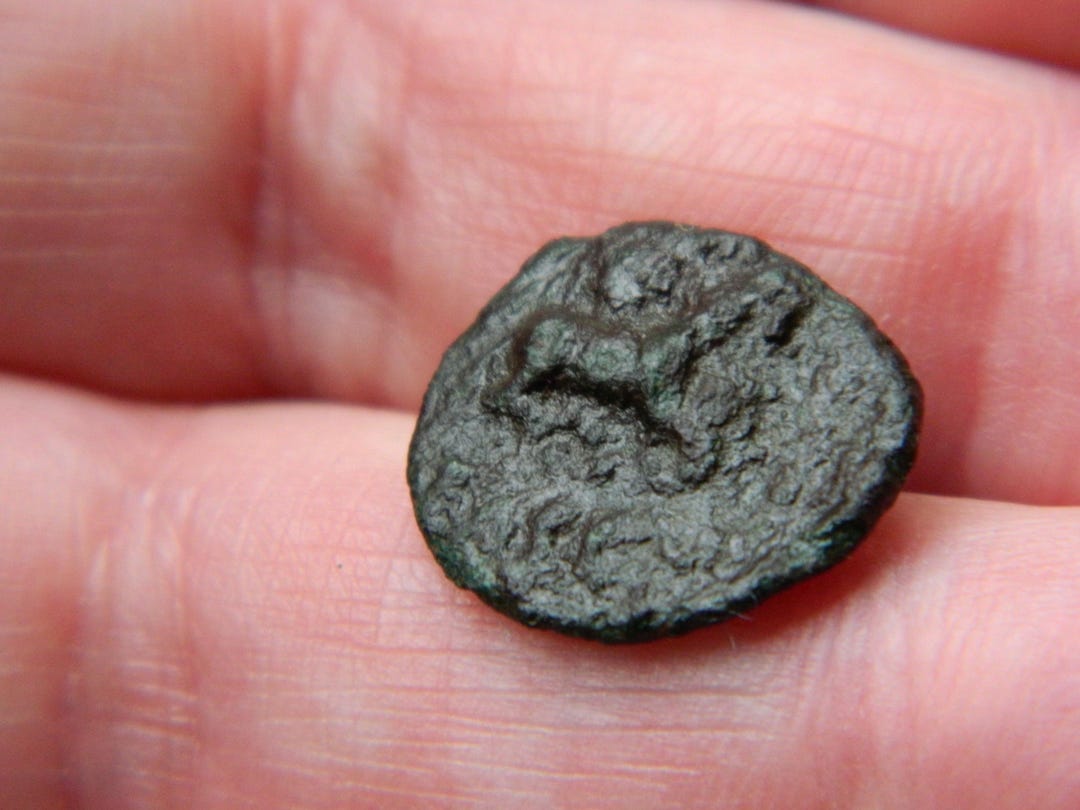 Rare Unresearched Celtic Bronze Stater / Unit Coin Metal Detecting ...