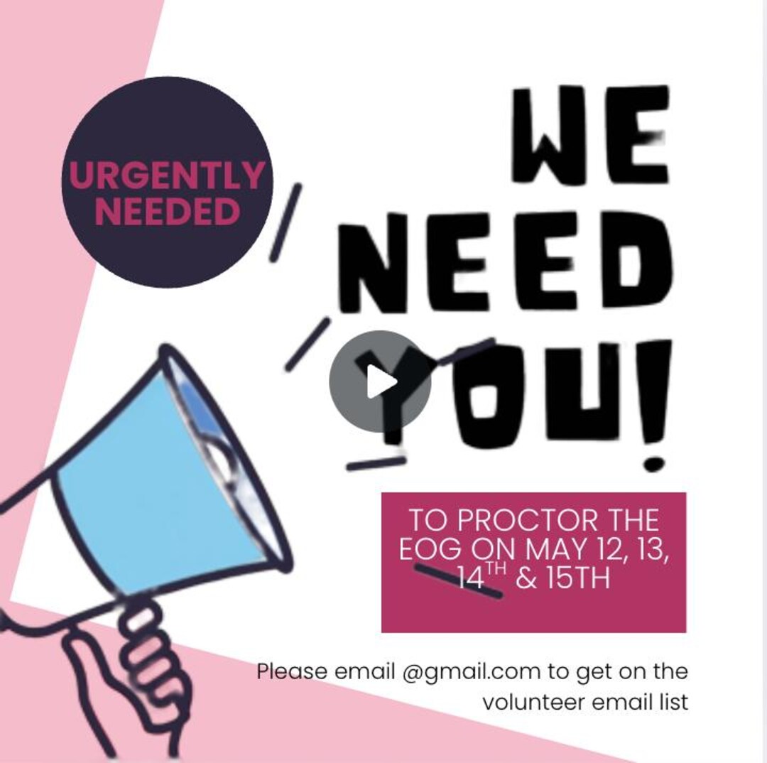 EOG Proctors Needed Flyer - Etsy