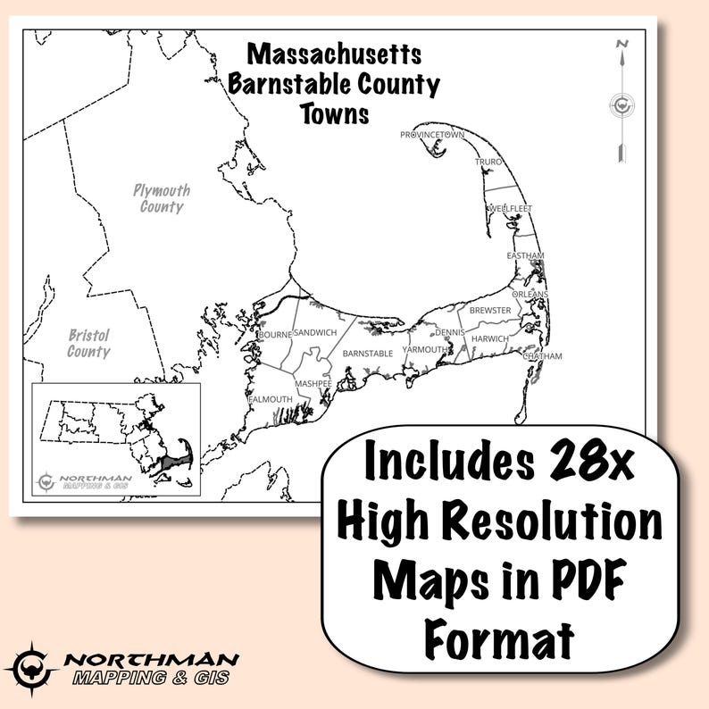 Massachusetts Printable Map Teacher Aid Homeschool Learning Worksheets ...