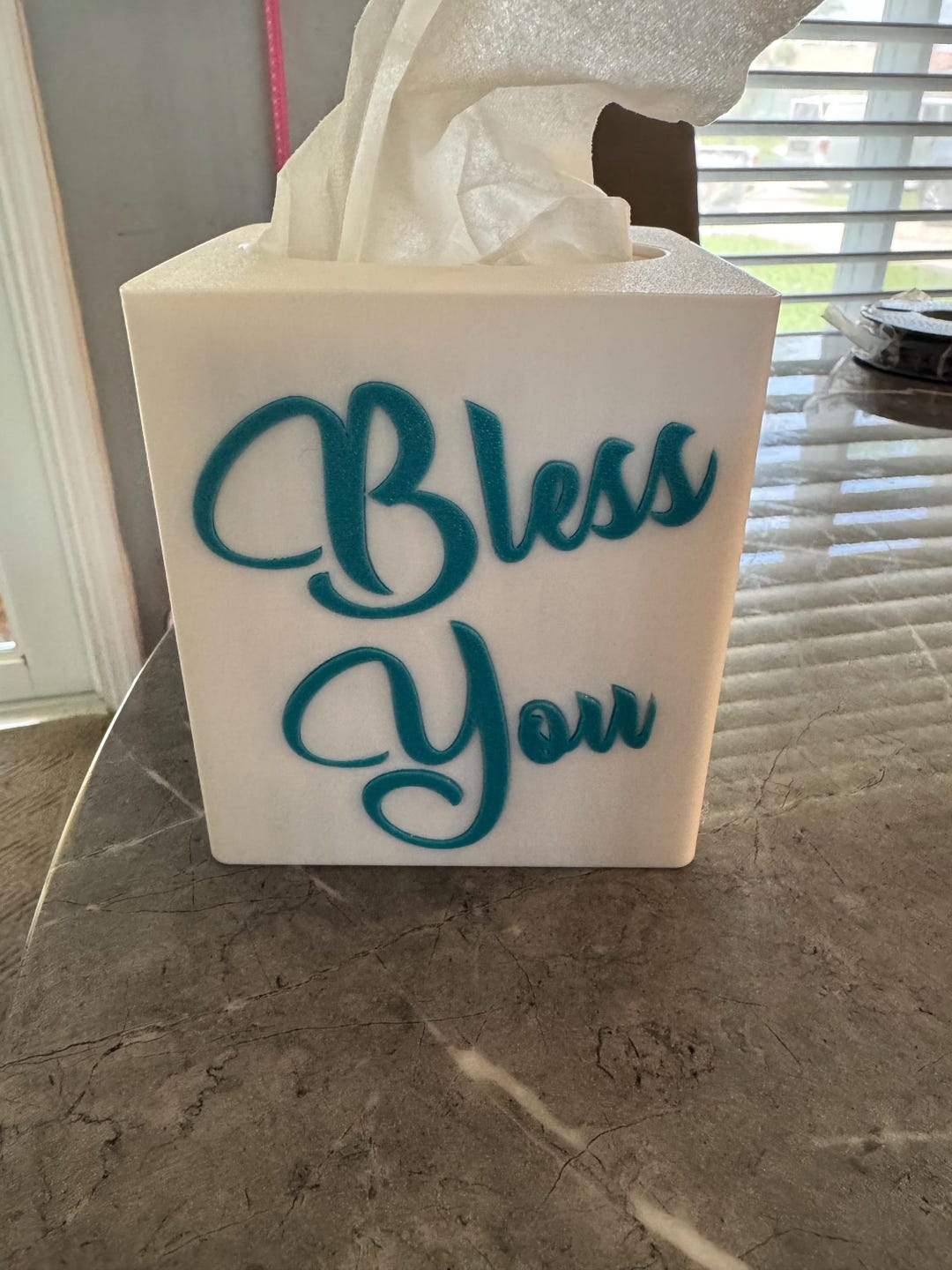 3D Printed "bless You" Tissue Box: Made-to-order - Etsy
