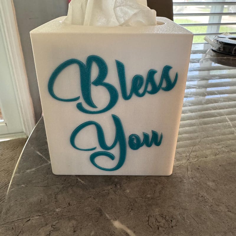 Bless You Tissue Box - Etsy