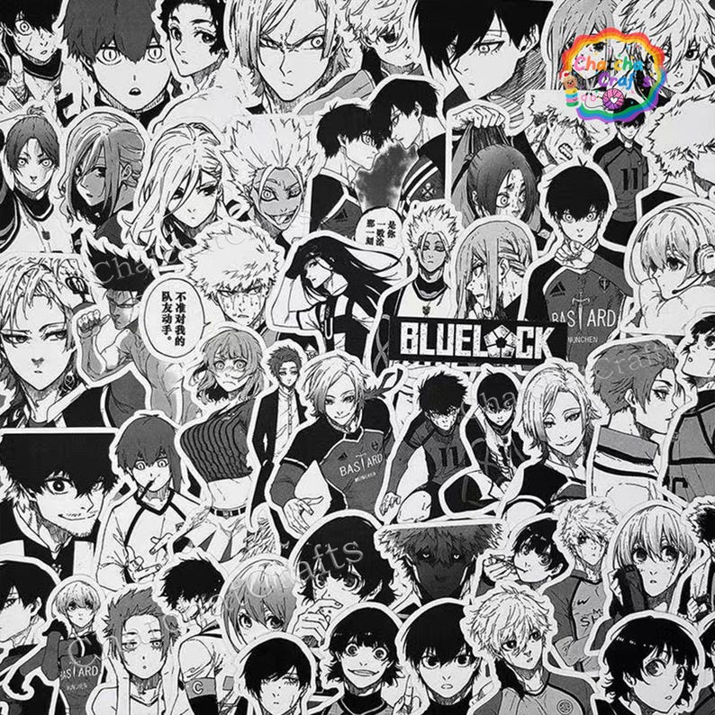 Blue Lock Stickers 70pcs! ANIME Manga Sticker,waterproof Anime Vinyl ...