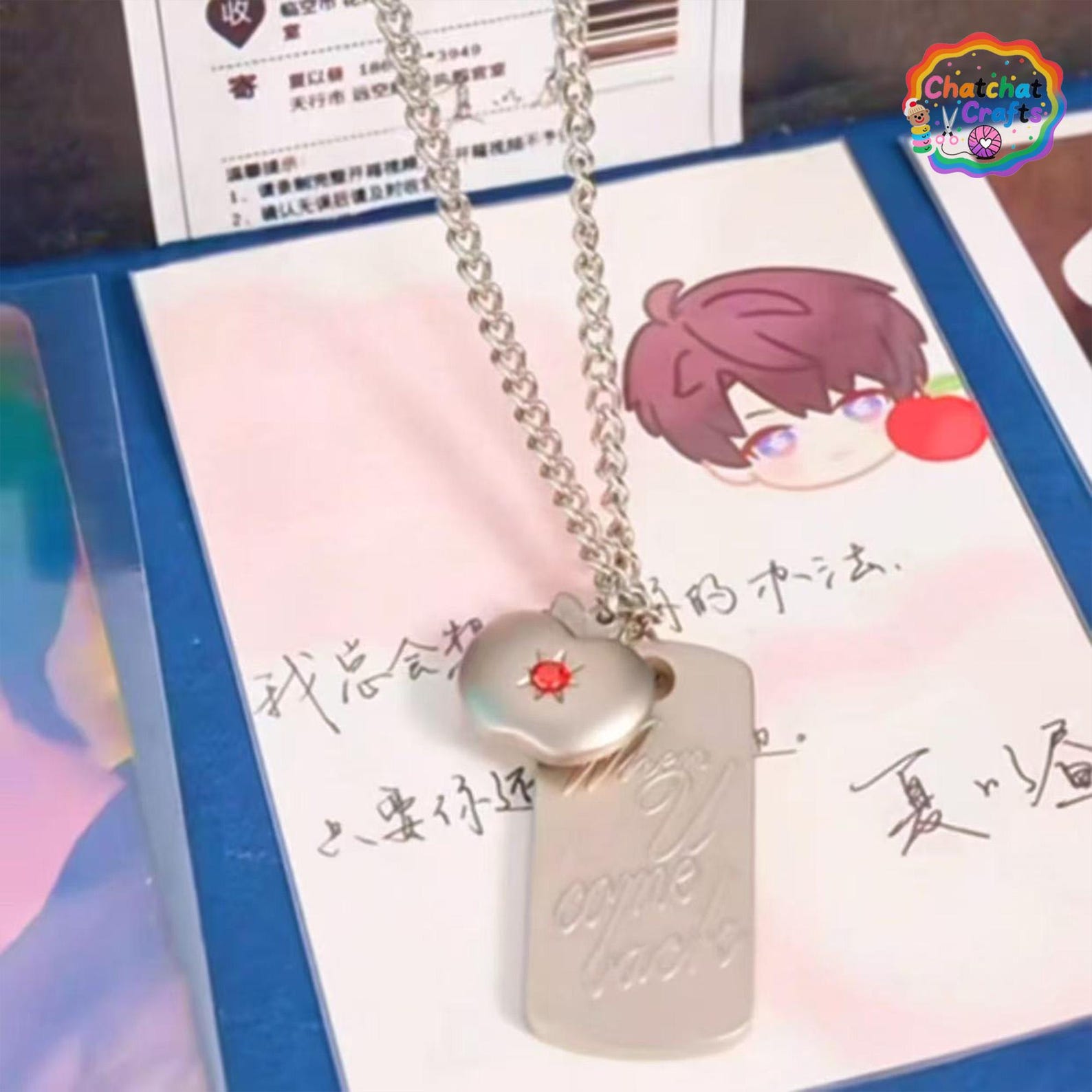 Love and Deepspace Caleb When U Come Back Pendant,caleb Necklace,caleb ...