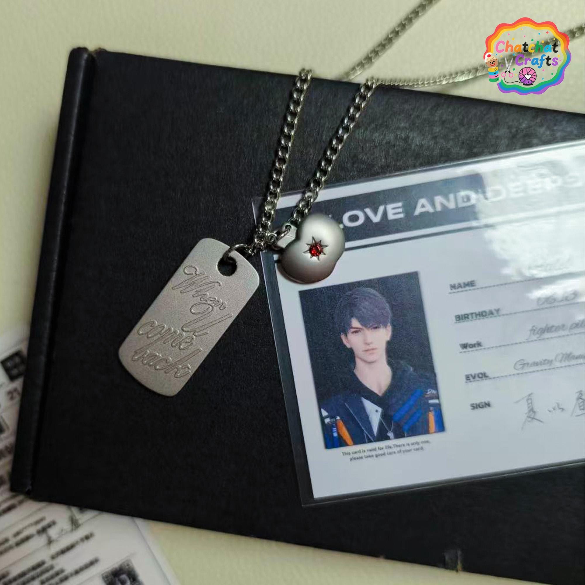 Love and Deepspace Caleb When U Come Back Pendant,caleb Necklace,caleb ...
