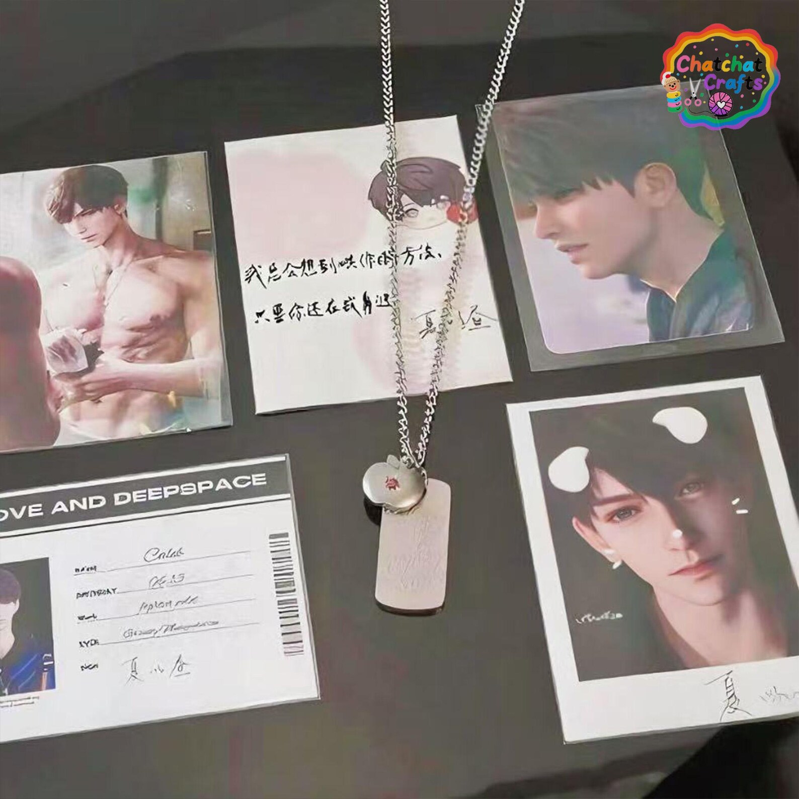 Love and Deepspace Caleb When U Come Back Pendant,caleb Necklace,caleb ...