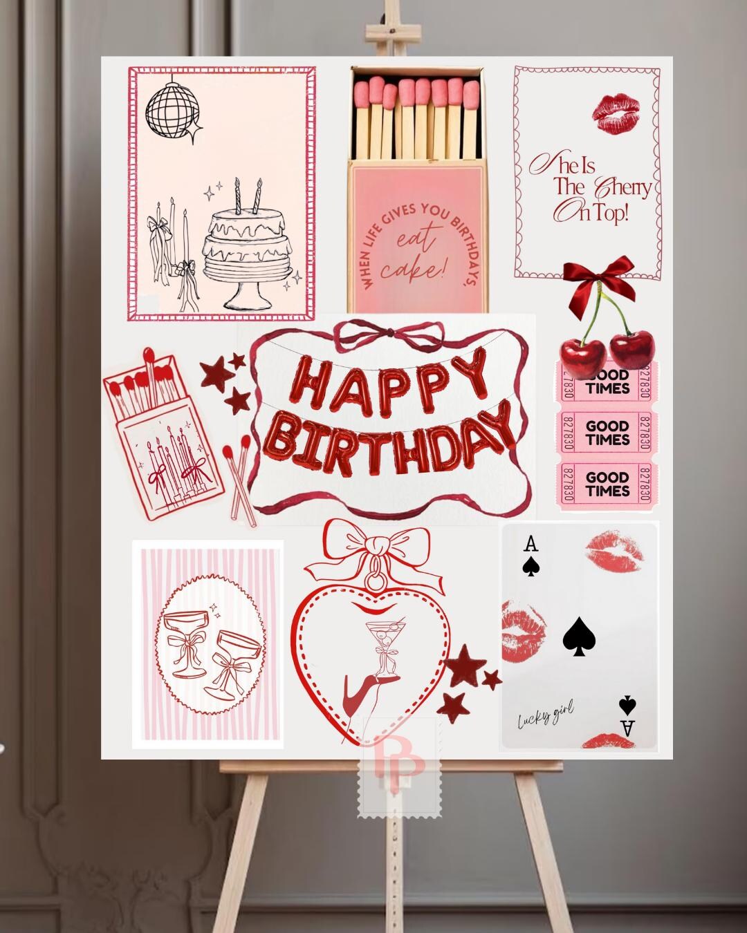 Cherry on Top – Printable Birthday Poster - Etsy
