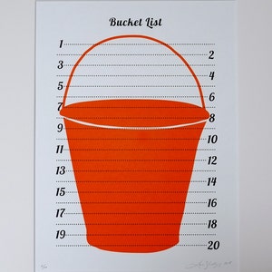 Bucket List - Etsy