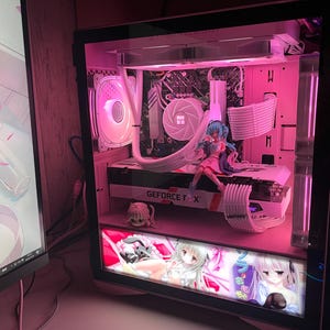 Custom ARGB GPU Backplate, PC Case Light Board, Anime Graphic Card ...