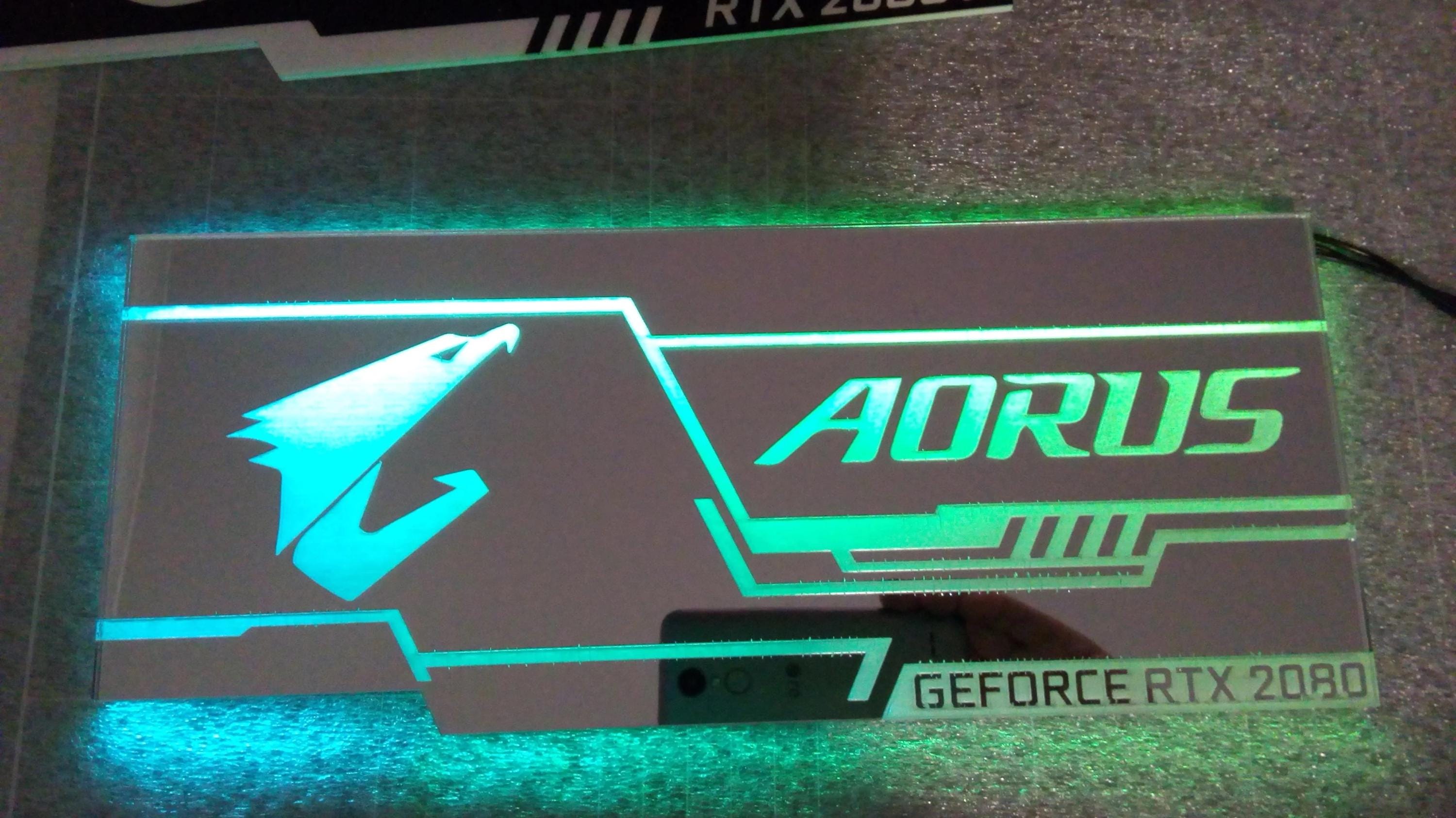 Custom ARGB Mirrored GPU Backplate, Gaming PC Light Board Decoration - Etsy
