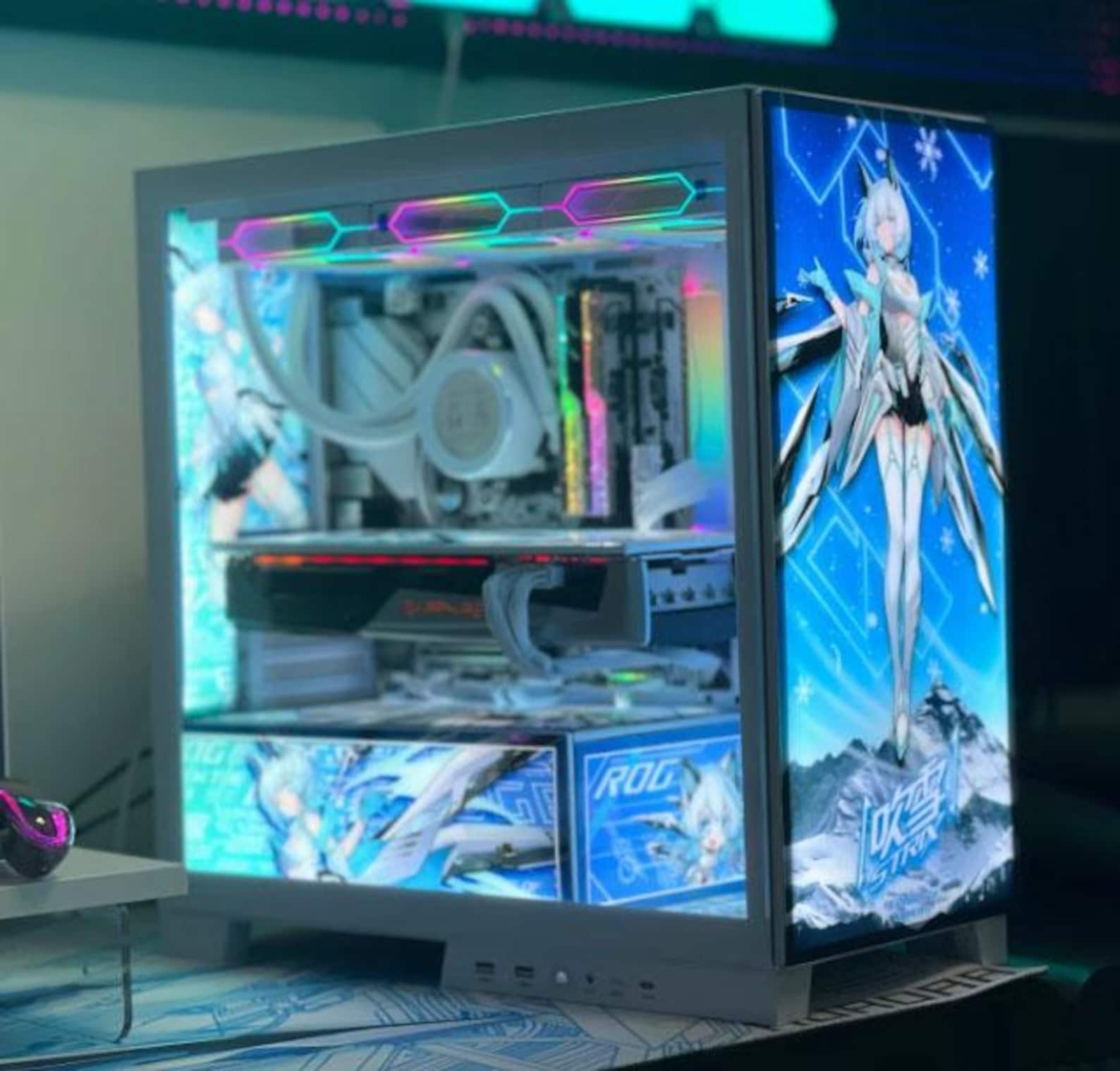 Custom Picture Rgb Light Board Gaming PC Case, ARGB Gpu Backplate, GPU ...