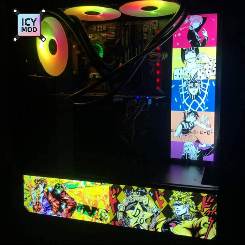 Custom Picture Rgb Light Board Gaming PC Case, ARGB Gpu Backplate, GPU ...